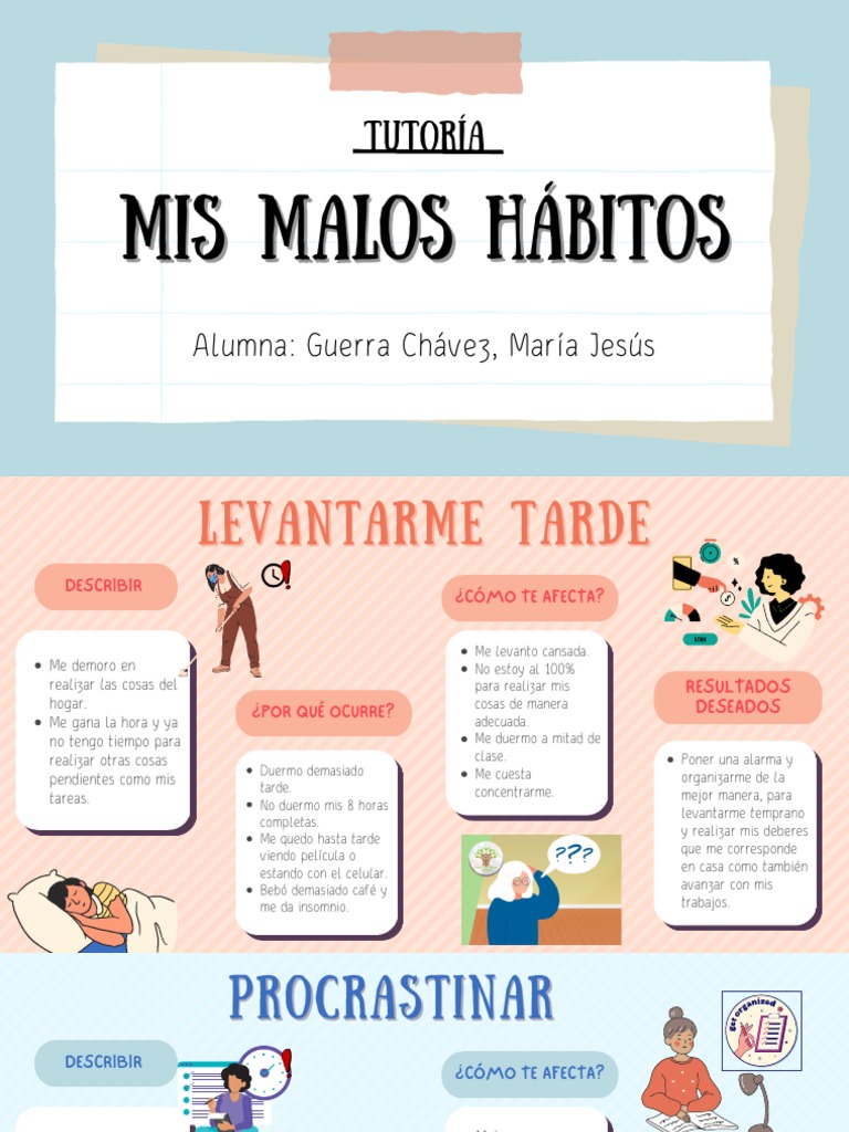 Tutoría - Malos Hábitos | PDF