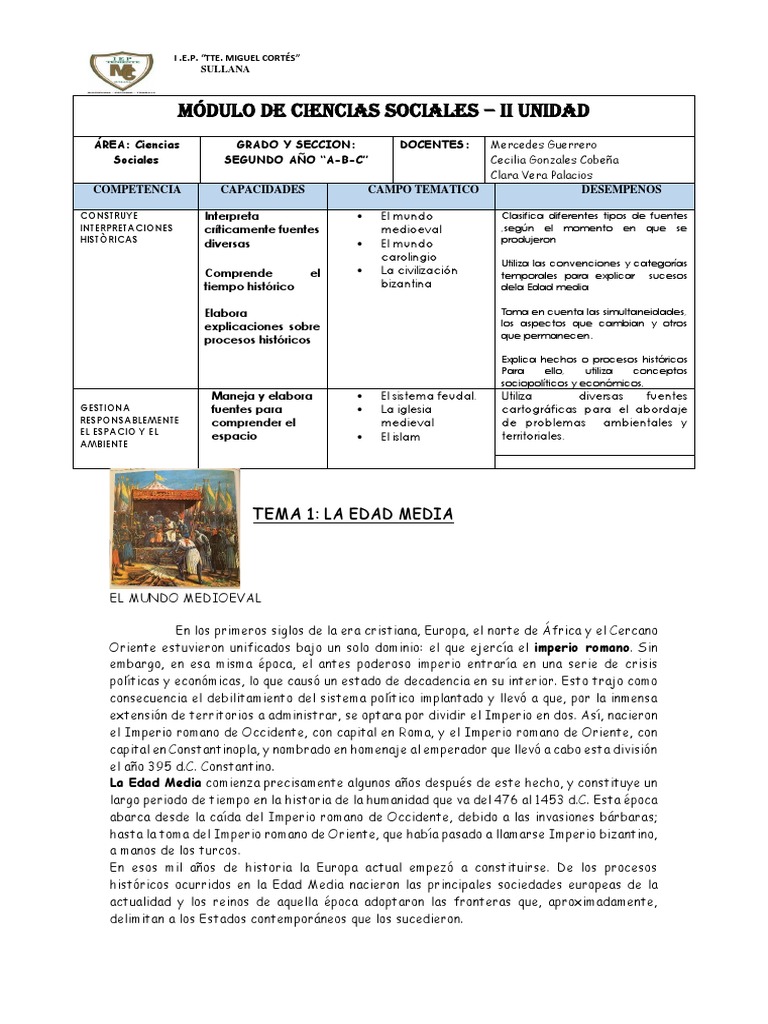 Modulo de CC - SS. 2do. | PDF
