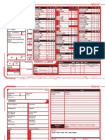 (Template) Cyberpunk RED Character Sheet | PDF