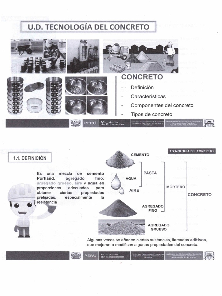 TECNOLOGÍA DEL CONCRETO | PDF