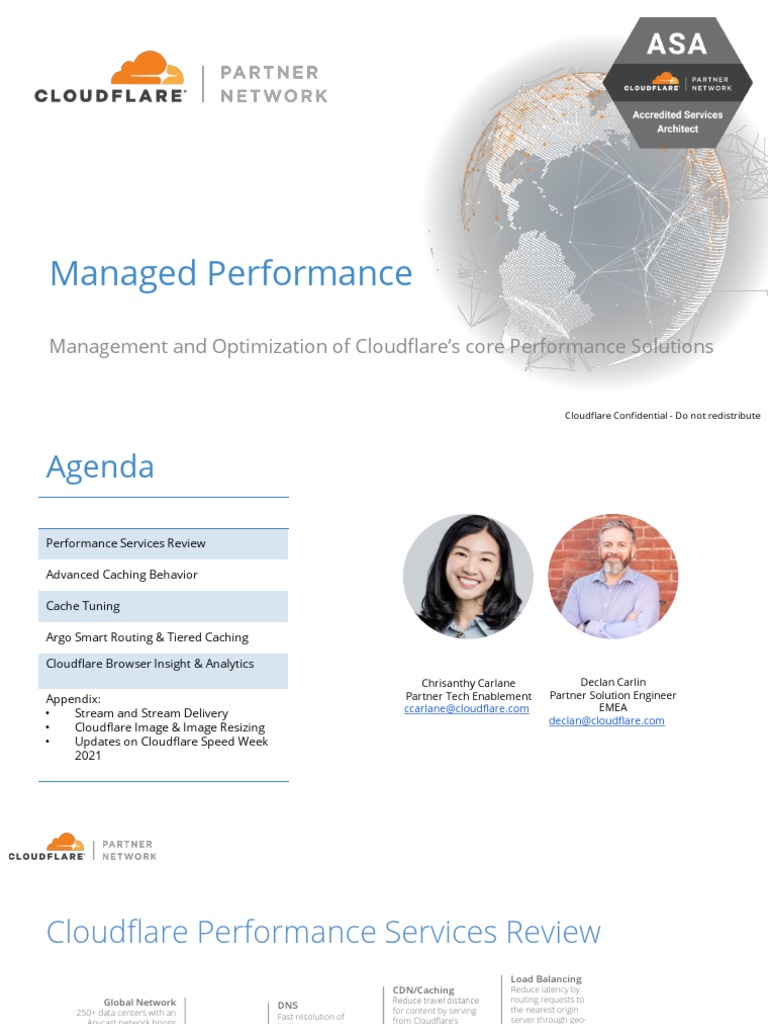 Cloudflare Performance Management Guide | PDF | Networking | Internet & Web
