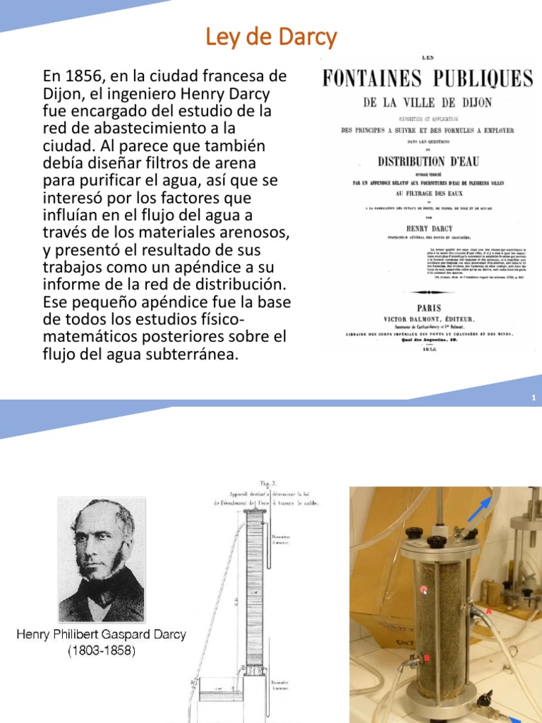 2.1 Ley de Darcy | PDF