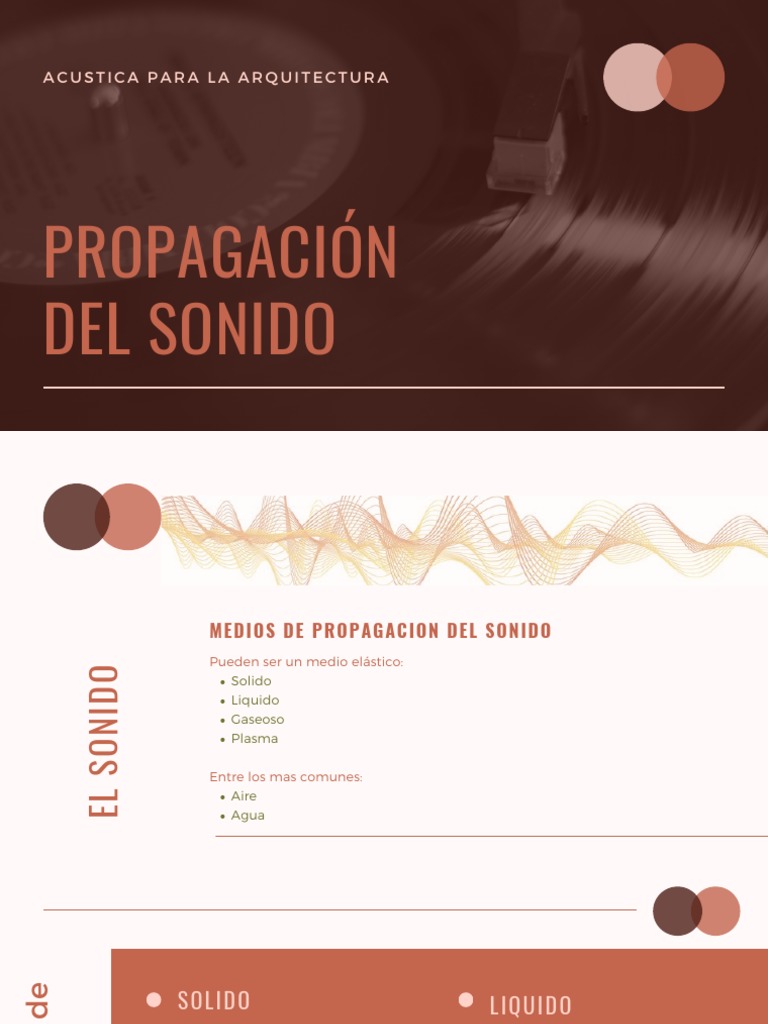 Propagacion Del Sonido | PDF | Sonido | Refracción