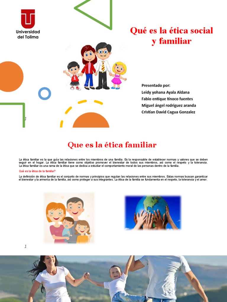 Qué Es La Ética Social y Familiar FINAL 14 | PDF | Familia | Sociedad