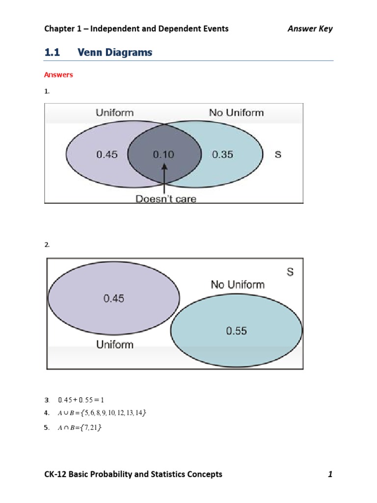 Answer Key - CK-12 Chapter 01 Basic Probability and Statistics Concepts ...