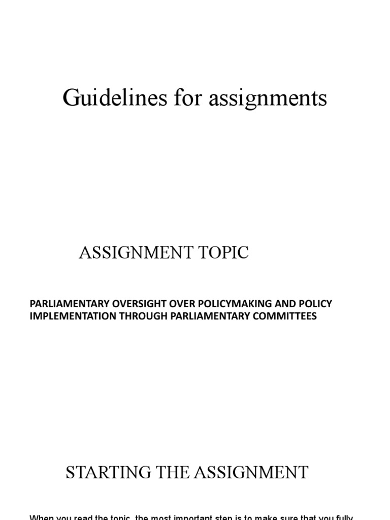 PMG3A Guidelines For Assignments | PDF | Turnitin | Policy