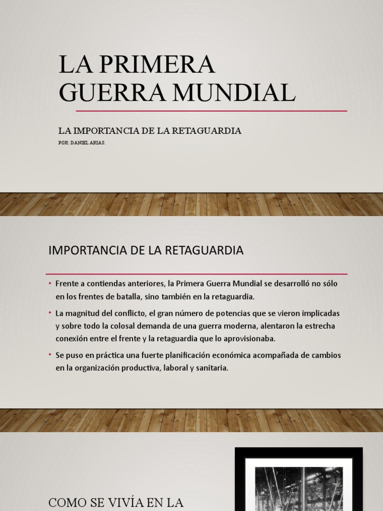 La Primera Guerra Mundial | PDF