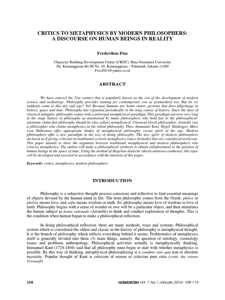 Reading Materials Topic 2 | PDF | Metaphysics | Dialectic