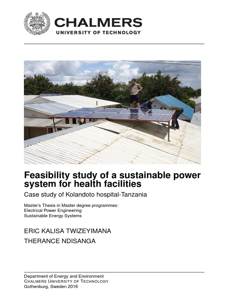 Feasibility Study on Solar in Hospital | PDF | Solar Power | Photovoltaics