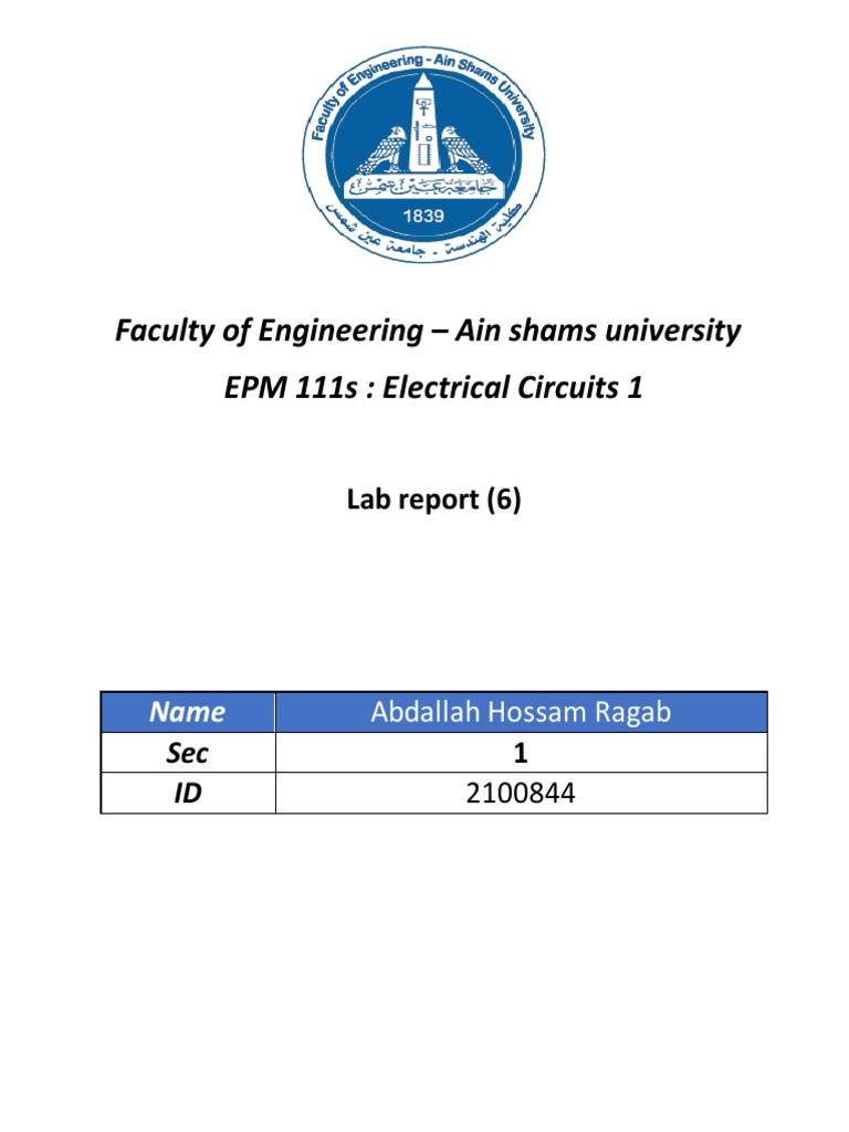 Lab Report 6 | PDF | Ac Power | Electrical Impedance