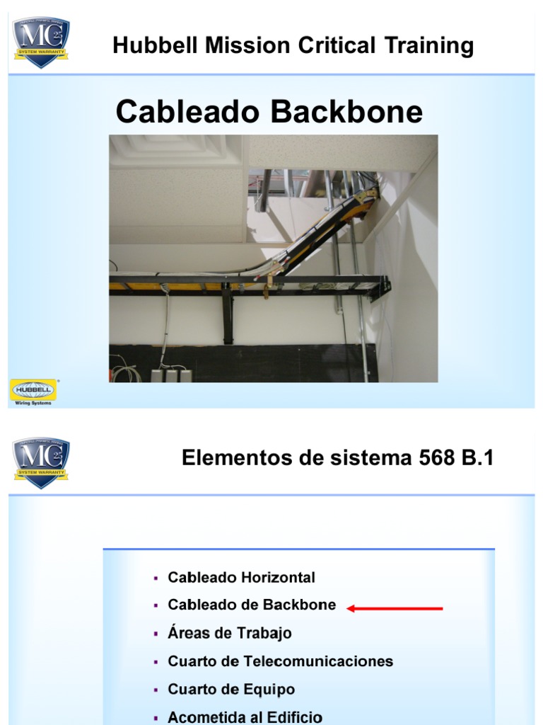 Guía Completa de Cableado Backbone | PDF | Fibra óptica | Redes de ...