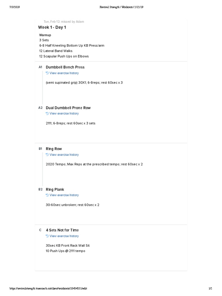 FBB Group Programming - Cycle 2 - Weeks 1-12 | PDF | Weight Training