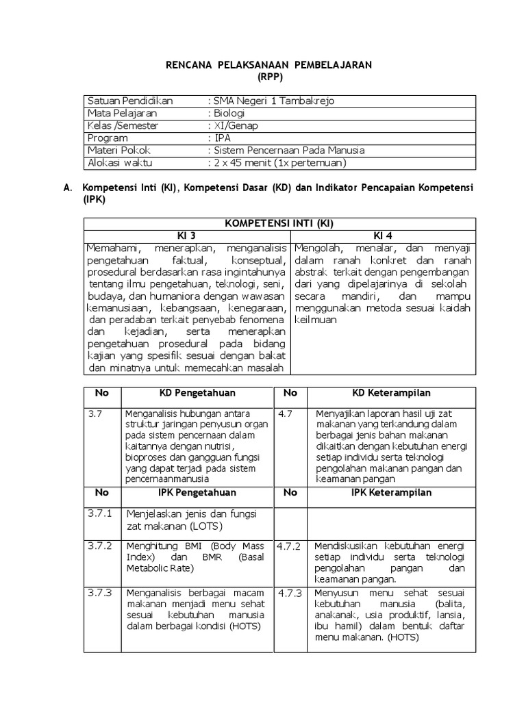 RPP Zat Mak - Amrul Zainal Abidin - Fix | PDF
