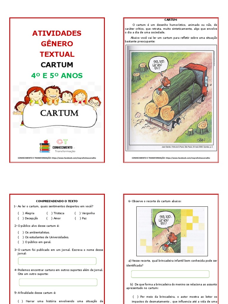 Genero Textual Cartum | PDF | Desenho | Desmatamento