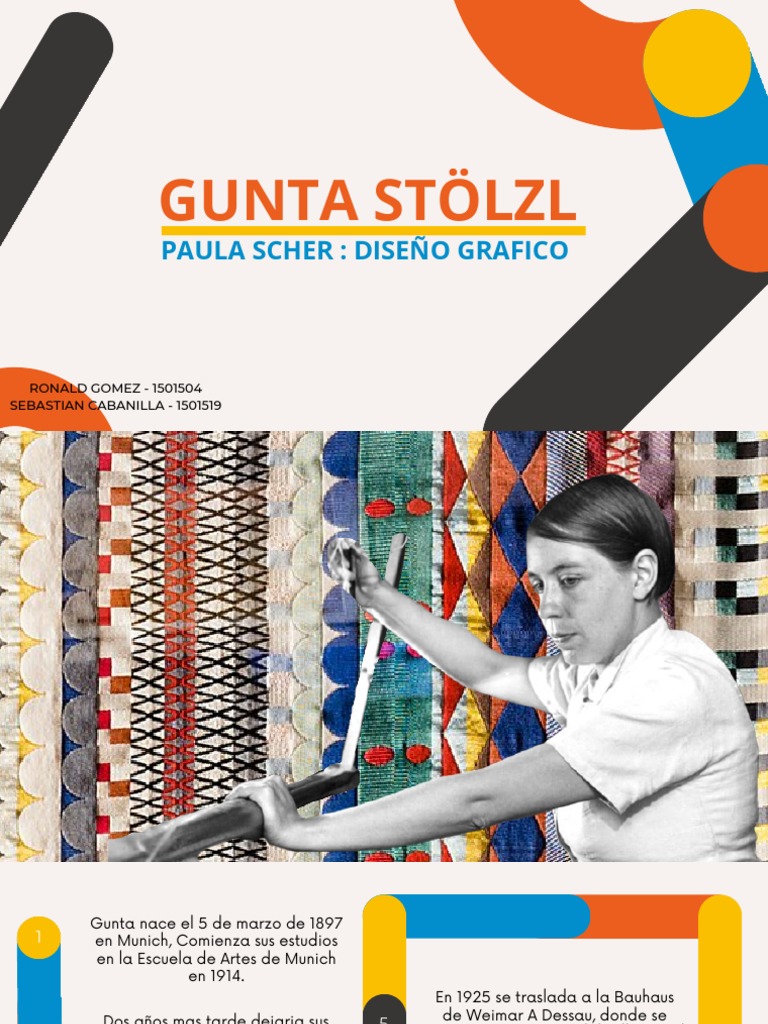 Gunta Stölzl | PDF | Las artes | Estética
