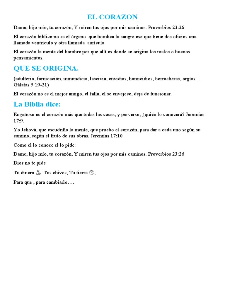 El Corazon | PDF