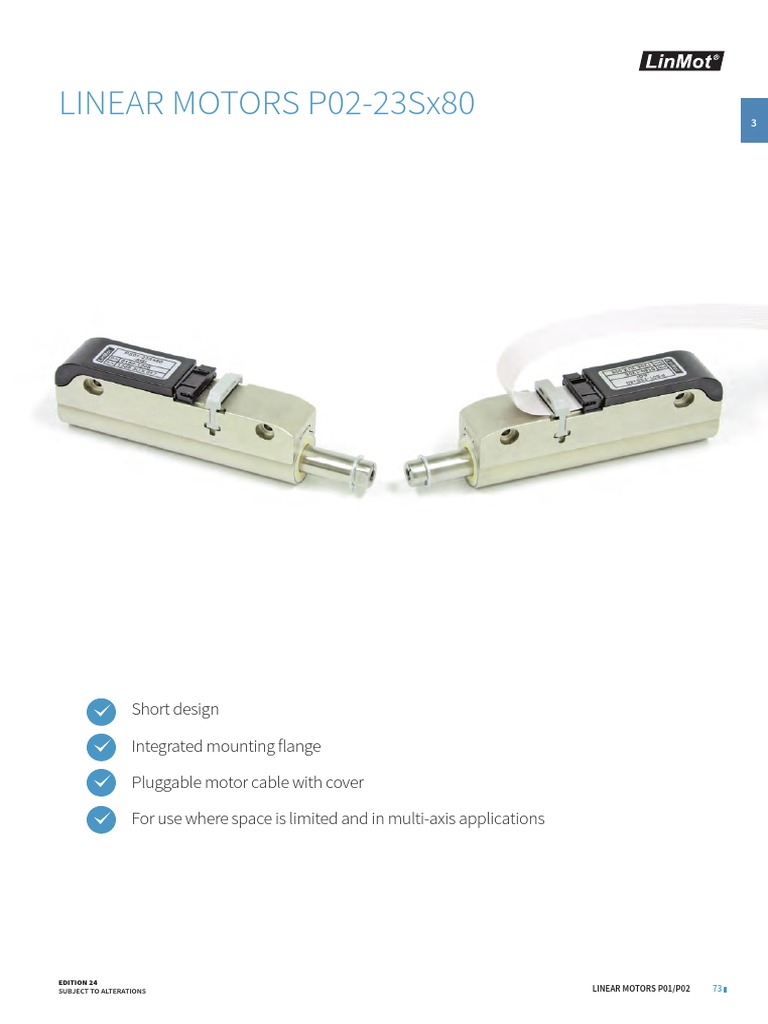 Linear Motors Technical Guide | PDF | Force | Electrical Resistance And ...