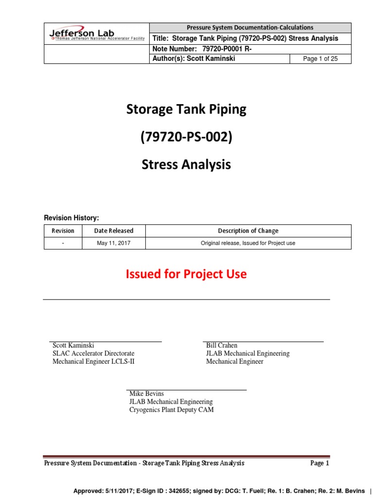 Dokumen - Tips - Storage Tank Piping 79720 Ps 002 Stress Analysis System Documentation ...