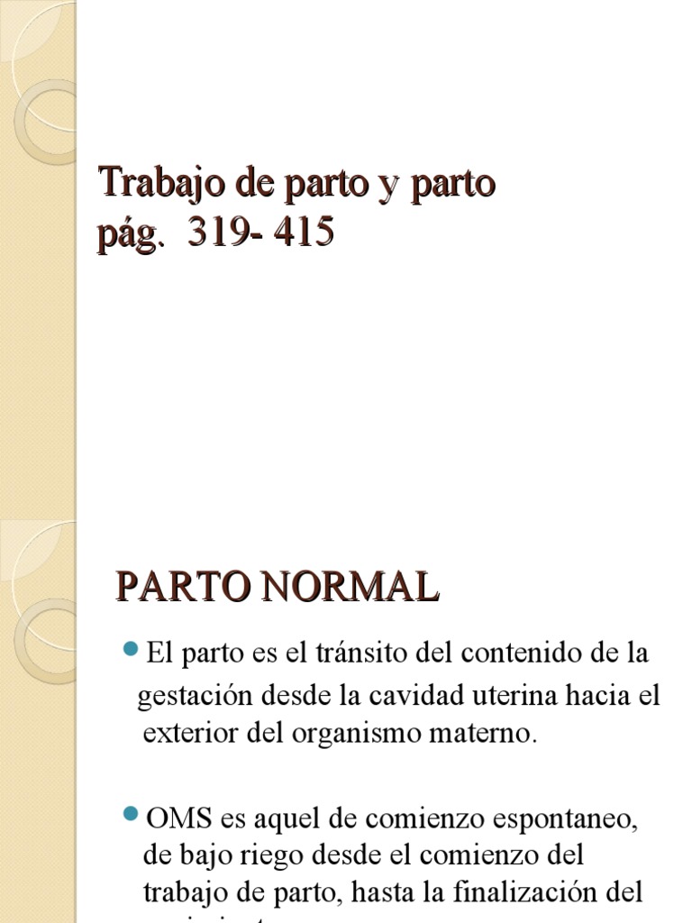 Guía Completa sobre Trabajo de Parto | PDF | Parto | El embarazo