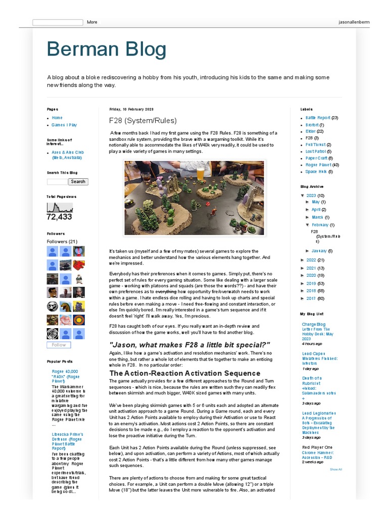Berman Blog - F28 (System - Rules) | PDF | Gaming