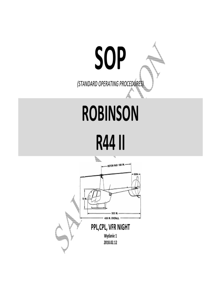 R44 Operational Procedures Standard | PDF