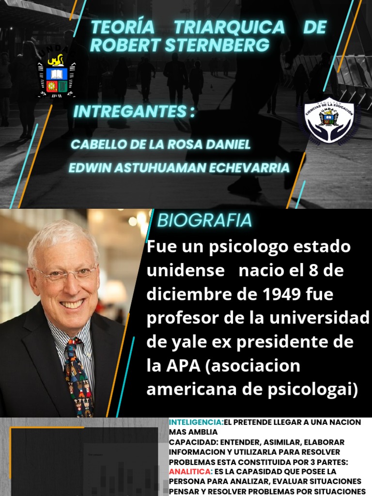 Teoría Triarquica de Robert Sternberg | PDF | Sicología | Pensamiento