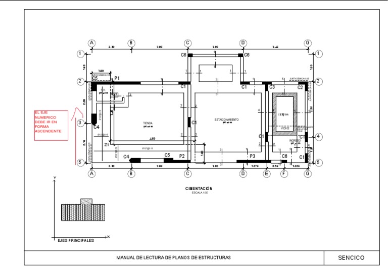 Estructuras - Plano 1 | PDF