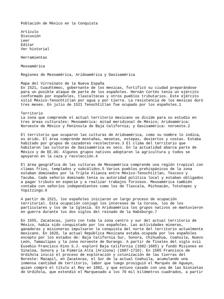 TEXTO7 | PDF | Nueva españa | Mesoamérica