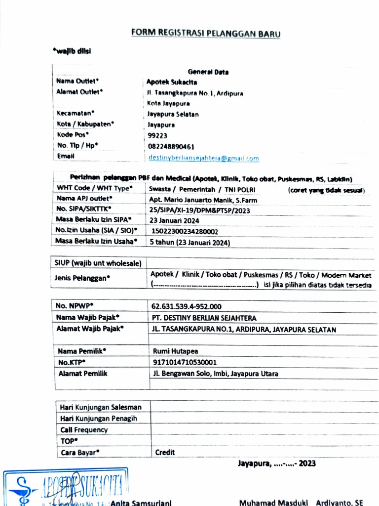 Perjanjian Kerjasama - Kimia Farma | PDF