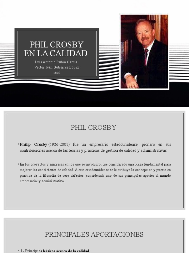 Phil Crosby Exposicion | PDF | Calidad (comercial) | Business