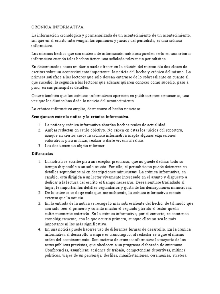 Crónica Informativa | PDF