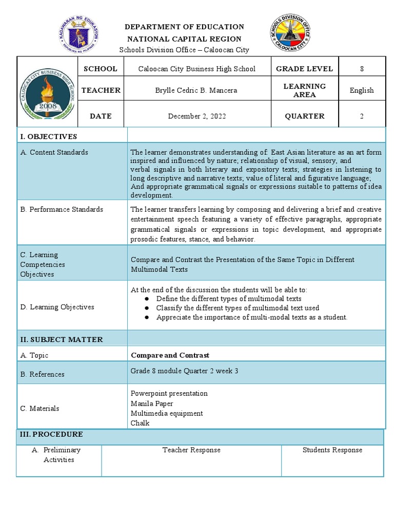 Multimodal Text DLP | Download Free PDF | Learning | Teachers