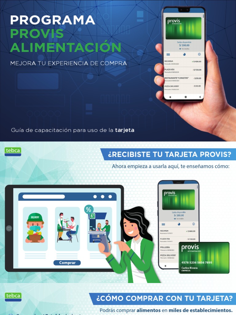 Capacitación Usuario Provis Alimentación | PDF | Código QR | Aplicación ...