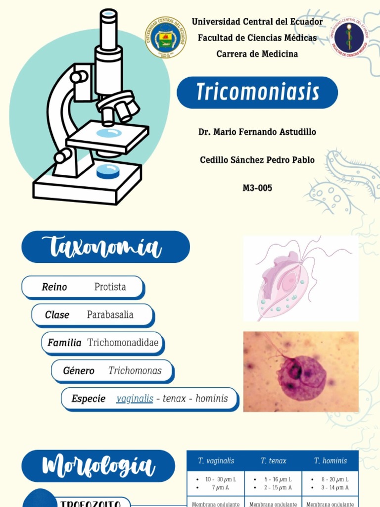 Tricomoniasis - Presentación | PDF