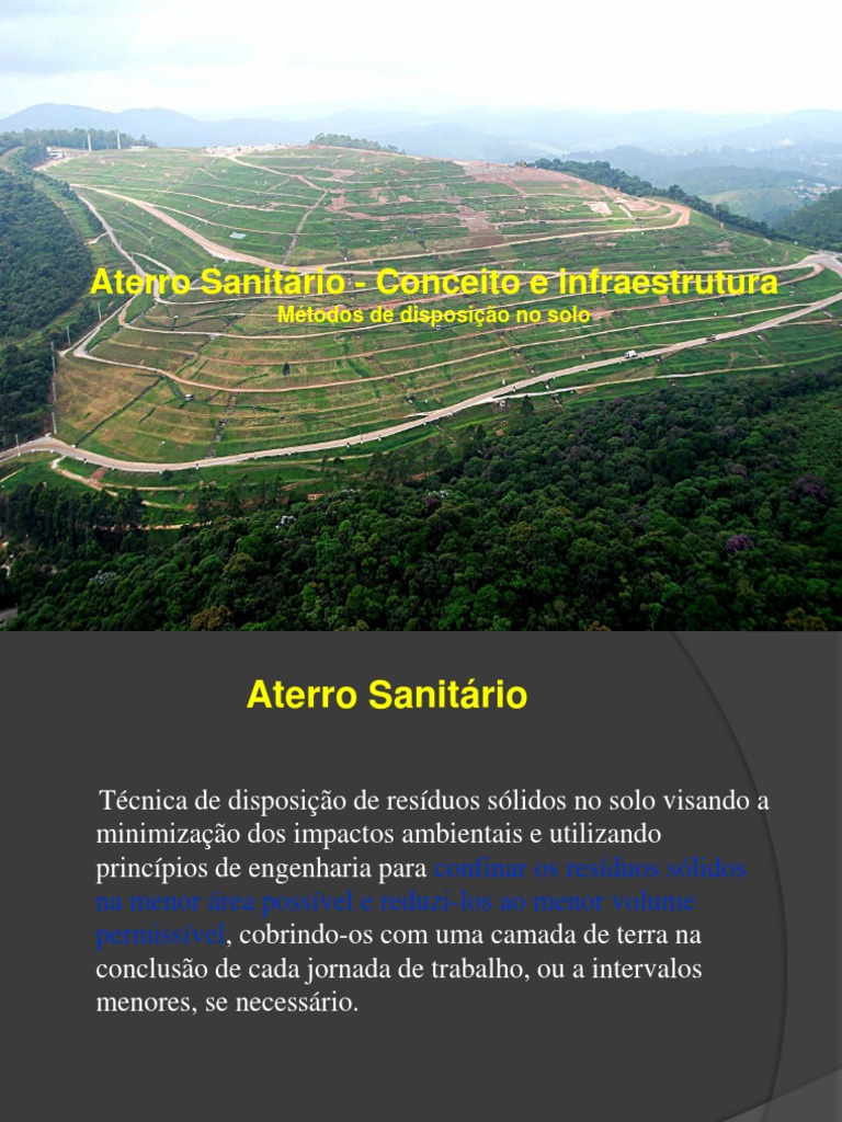 Aterro | PDF | Aterro | Desperdício