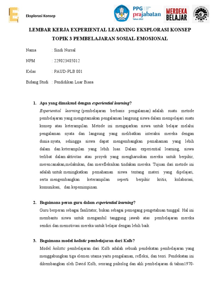 Eksplorasi Konsep T.2 PSE | PDF | Karier & Perkembangan