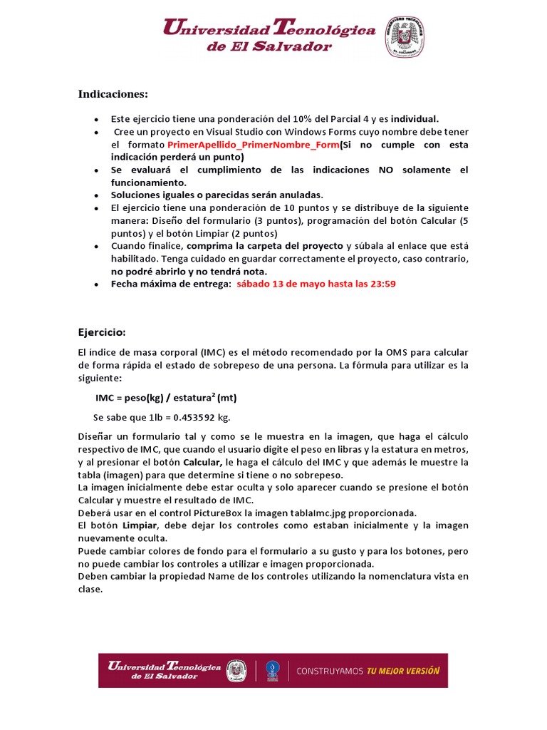 Ejercicio Práctico Formulario (P4) | PDF