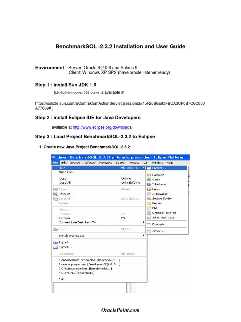 Benchmarksql - 2.3.2 Installation and User Guide: Environment | PDF ...