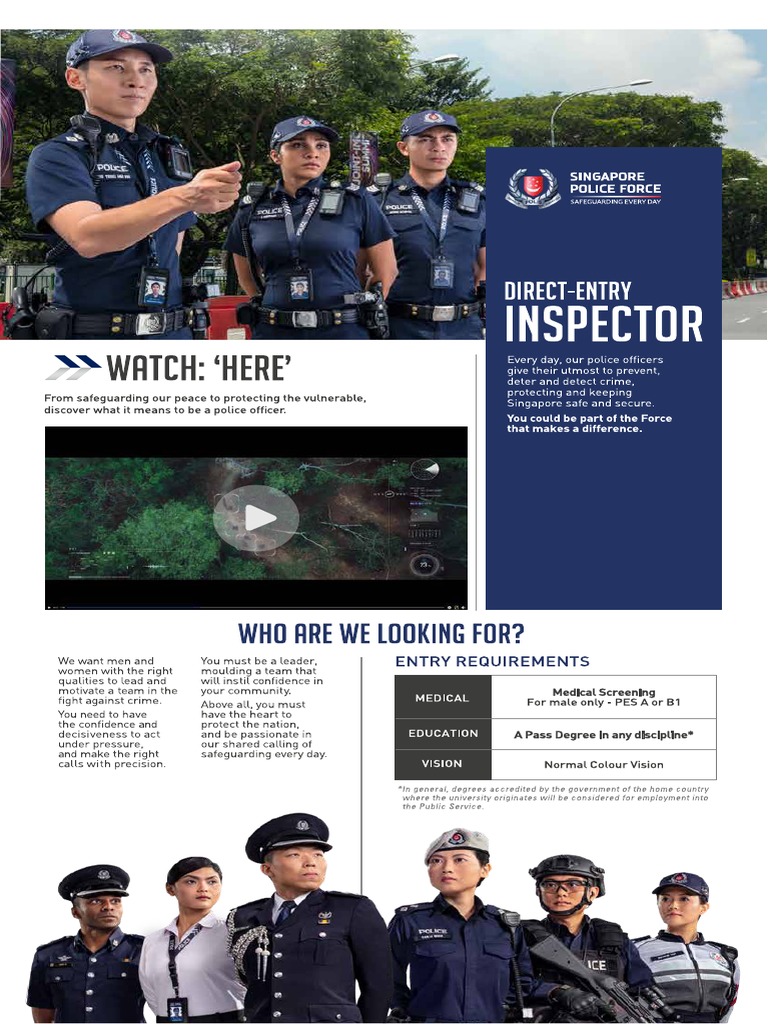 Join the Singapore Police Force | PDF