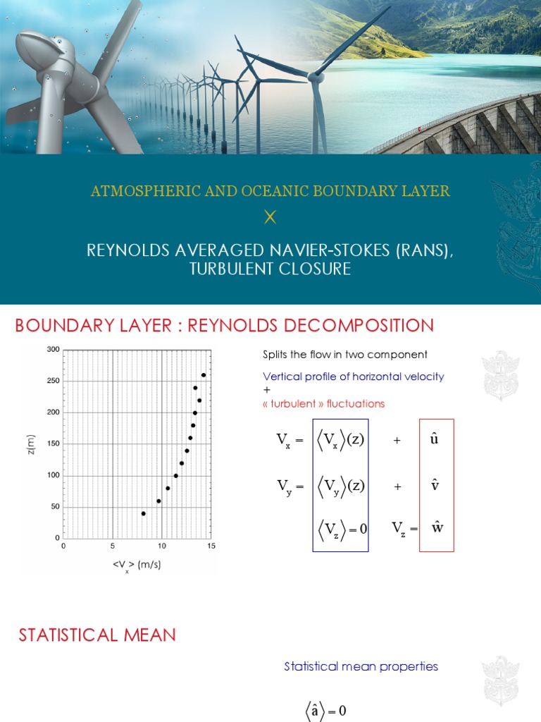 RANS | PDF | Boundary Layer | Navier–Stokes Equations