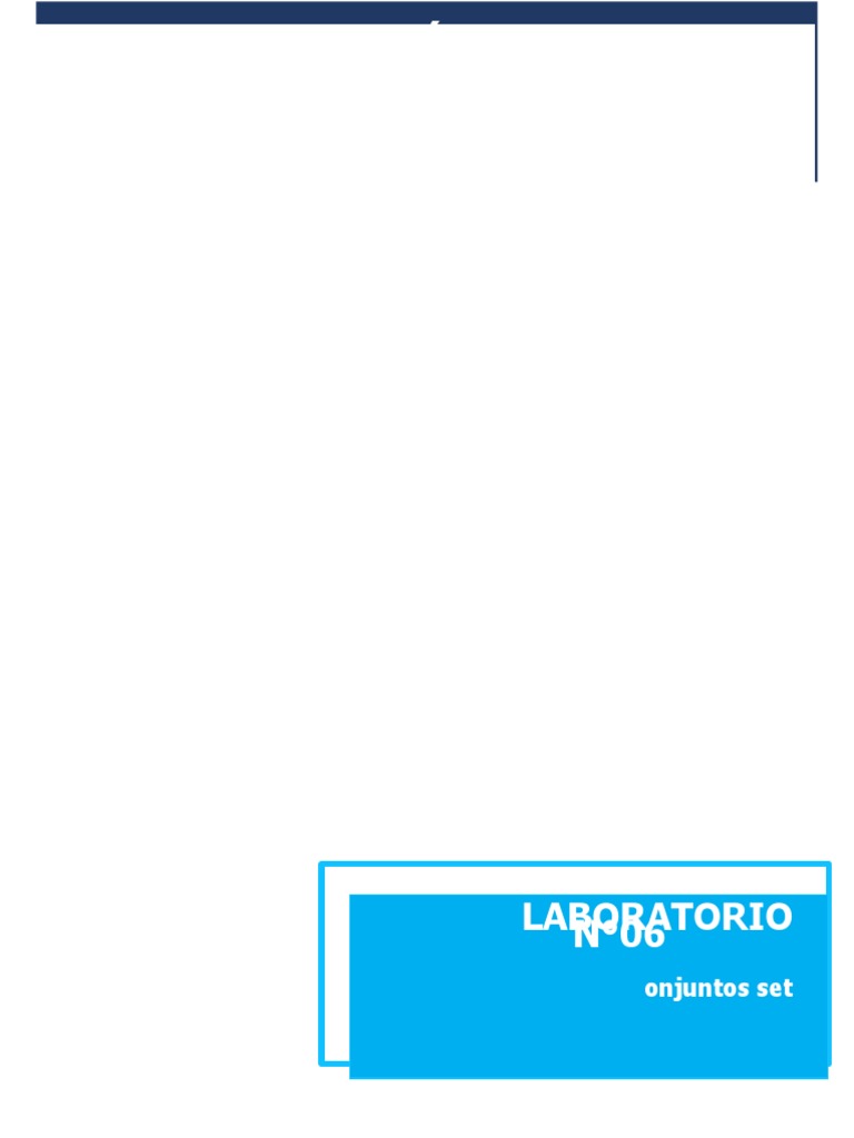 Programación de Conjuntos en Python | PDF | Laboratorios | Ciencias de ...