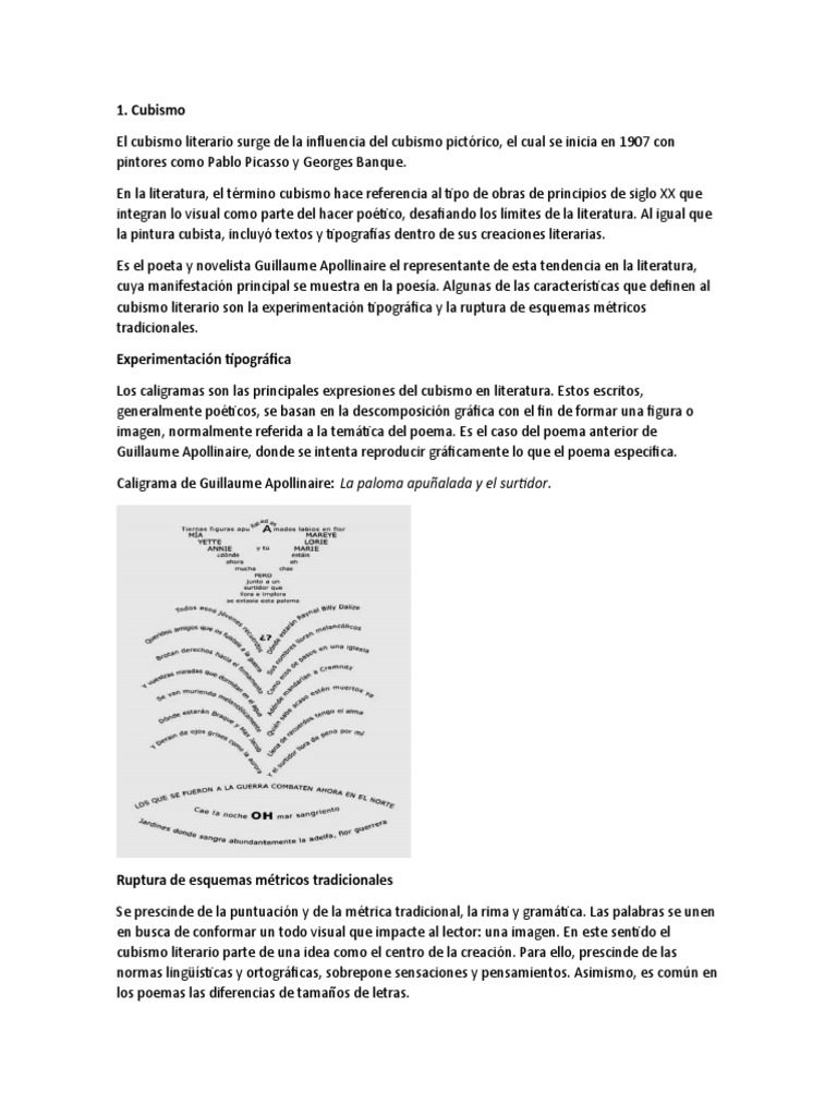 Las Vanguardias Literarias | PDF