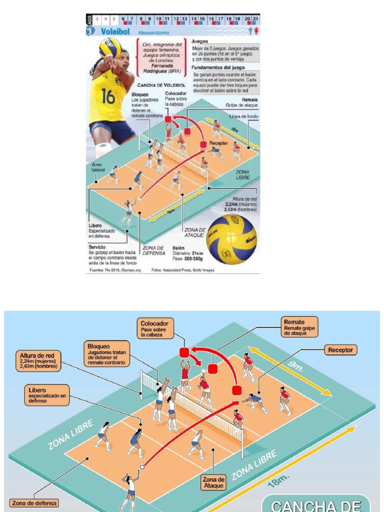 Laminas Del Juego Voleibol | PDF