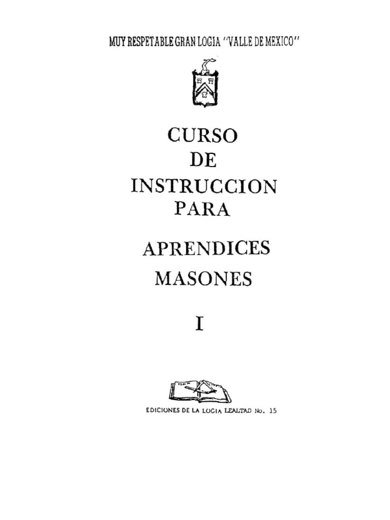 Curso de Instruccion Aprendiz Mason | PDF