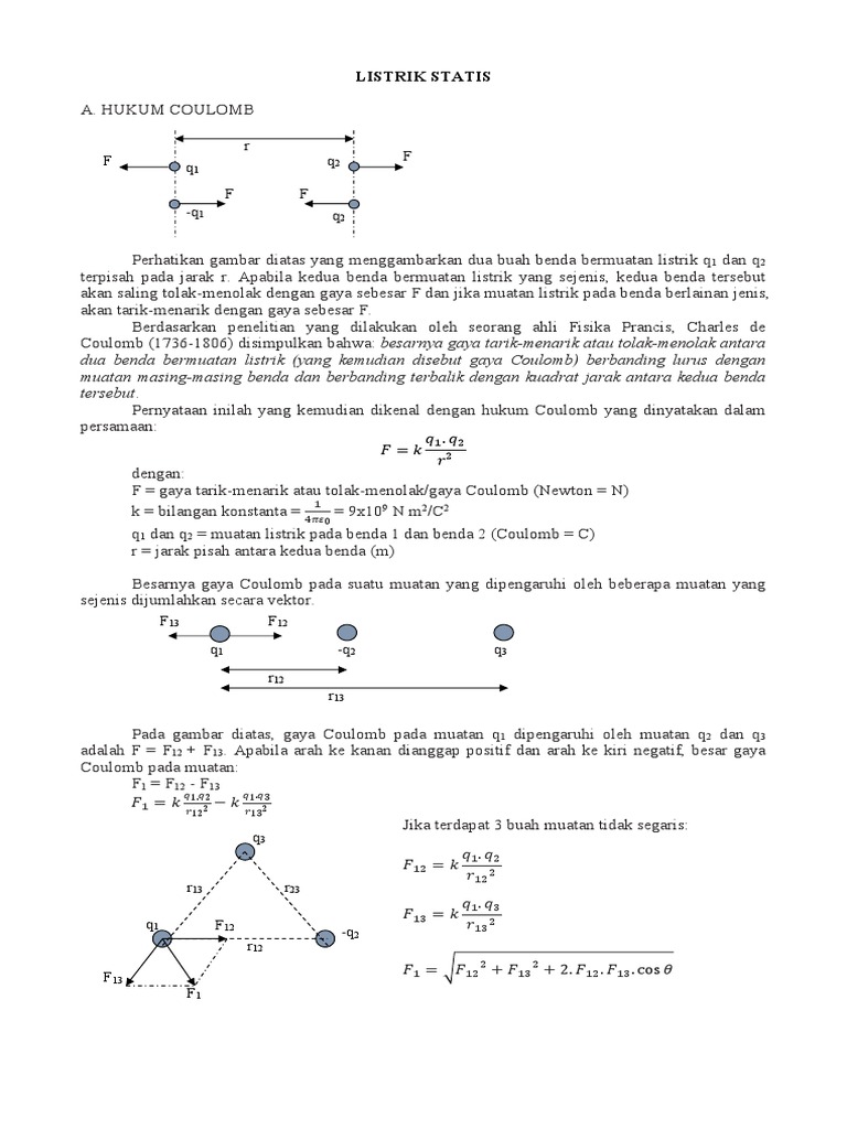 LISTRIK STATIS | PDF