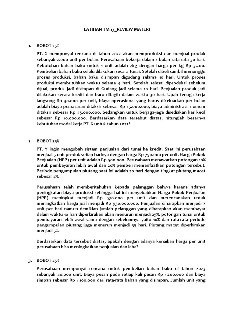 LATIHAN TM13_QUIZ | PDF