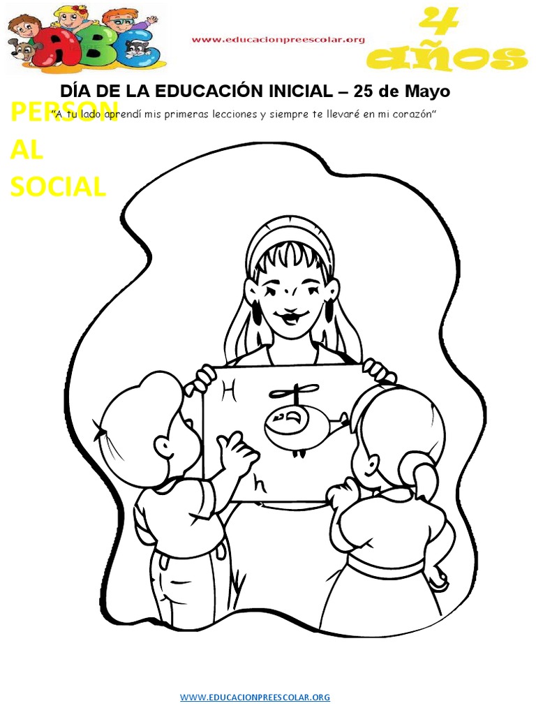 Día de la Educación Inicial 25 de Mayo | PDF | Salud y bienestar