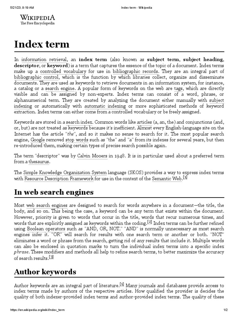 Index Term | PDF | Index Term | Information Technology Management