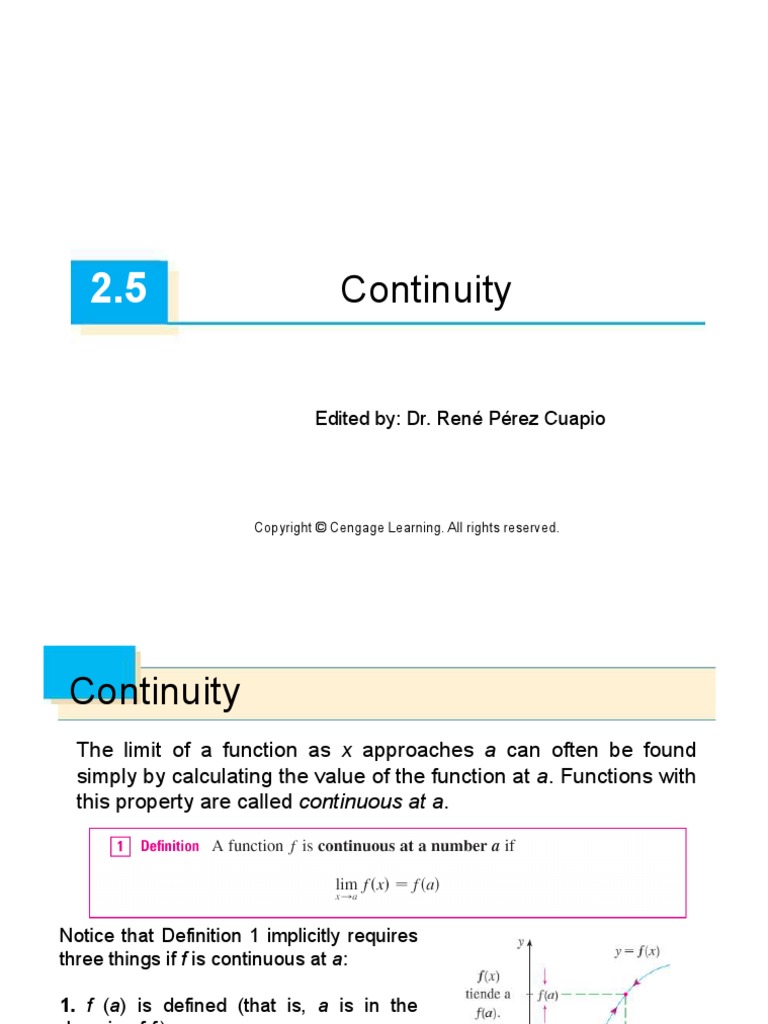 Continuity | PDF | Function (Mathematics) | Continuous Function Continuity | PDF | Function (Mathematics) | Continuous Function