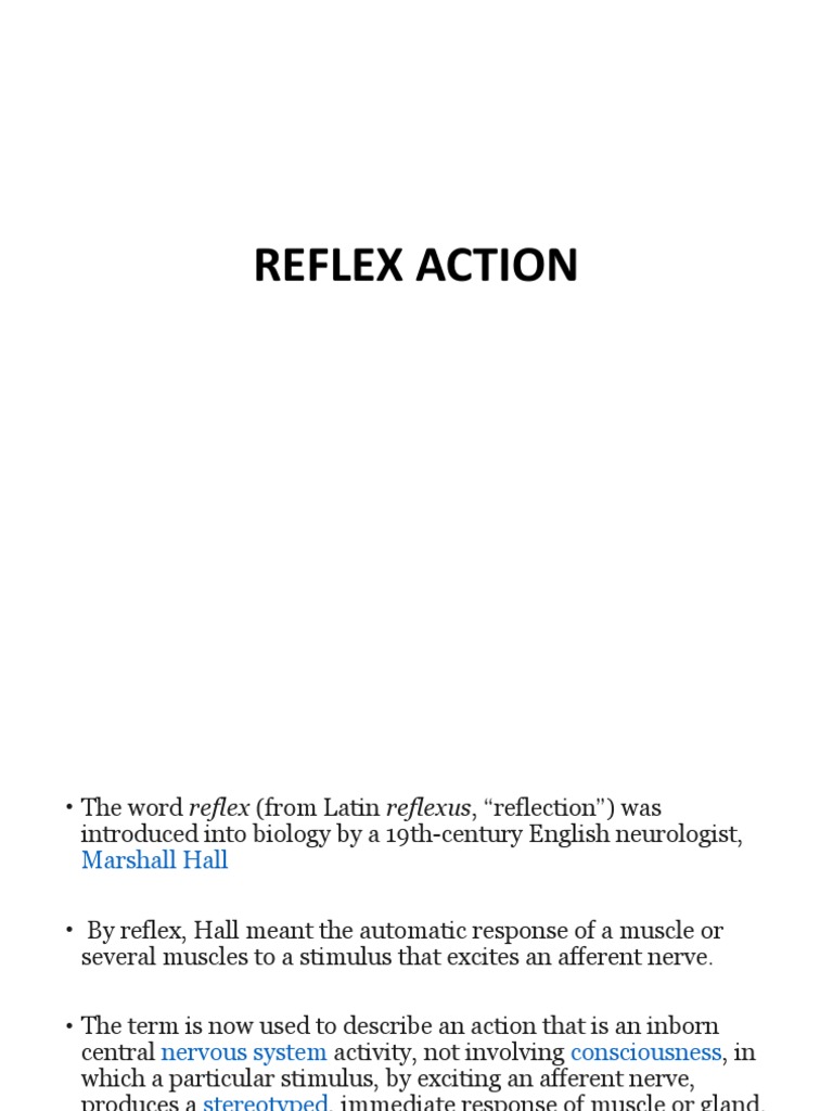 6 Reflex Action | PDF | Stimulus (Physiology) | Neuron